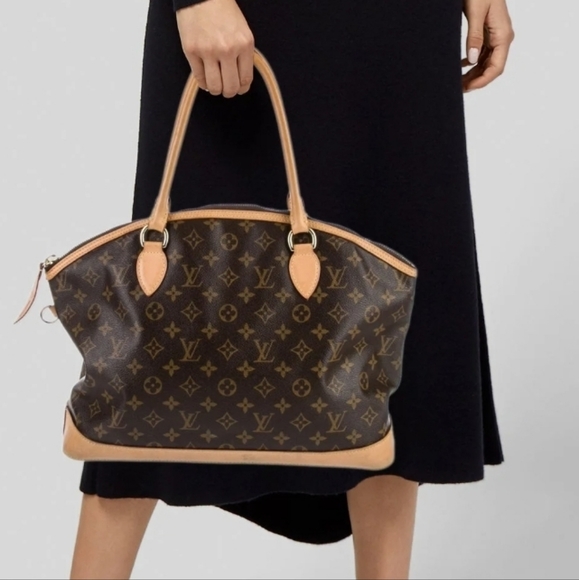 Louis Vuitton | Bags | Auth Louis Vuitton Lockit Horizontal Brown ...